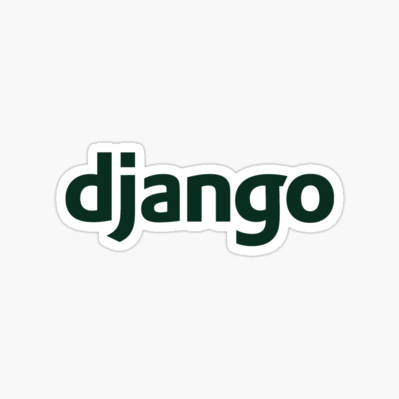 Buy Django logo sticker Online at Best Prices in India - Sticker Press