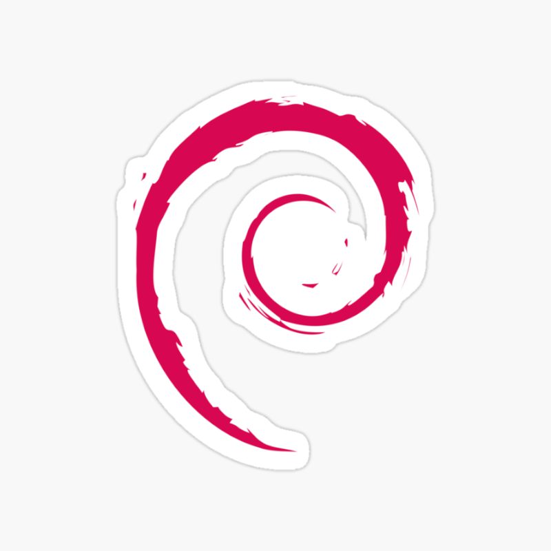 Buy Debian Linux icon sticker Online at Best Prices in India - Sticker ...
