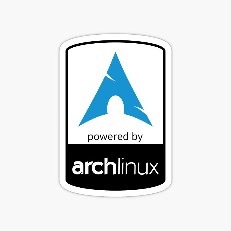 Buy Powered By Arch Linux sticker Online at Best Prices in India ...