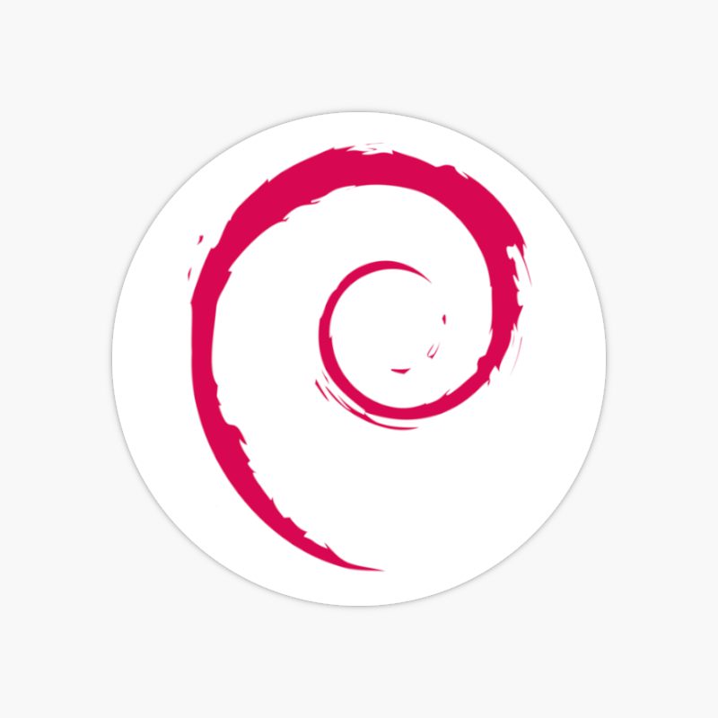 Buy Debian Linux icon sticker Online at Best Prices in India - Sticker ...