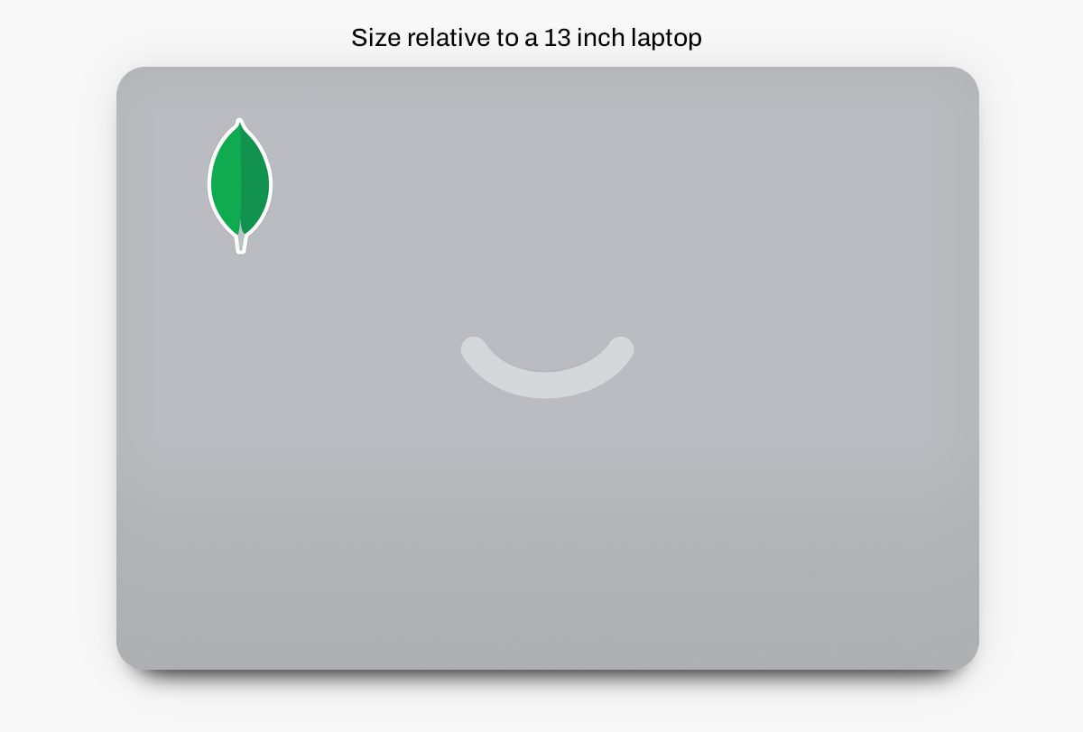 Buy MongoDB icon sticker Online at Best Prices in India - Sticker Press