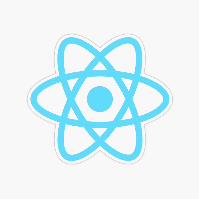 Buy React JS icon sticker Online at Best Prices in India - Sticker Press
