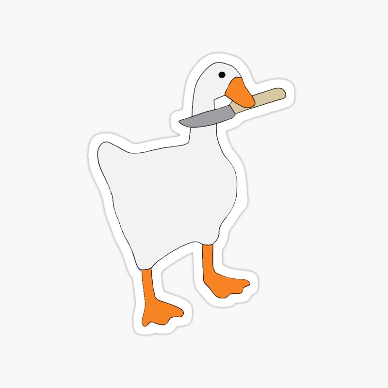 Buy Untitled Goose Game sticker Online at Best Prices in India ...