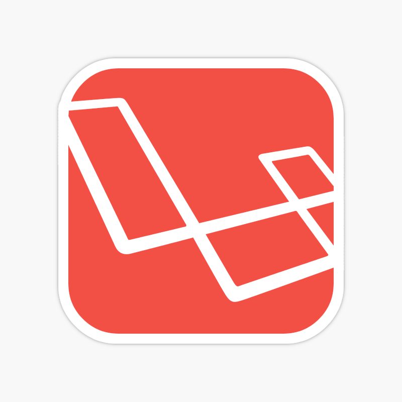 Buy Laravel classic icon sticker Online at Best Prices in India ...
