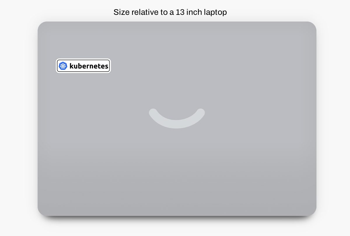 Buy Kubernetes logo sticker Online at Best Prices in India - Sticker Press