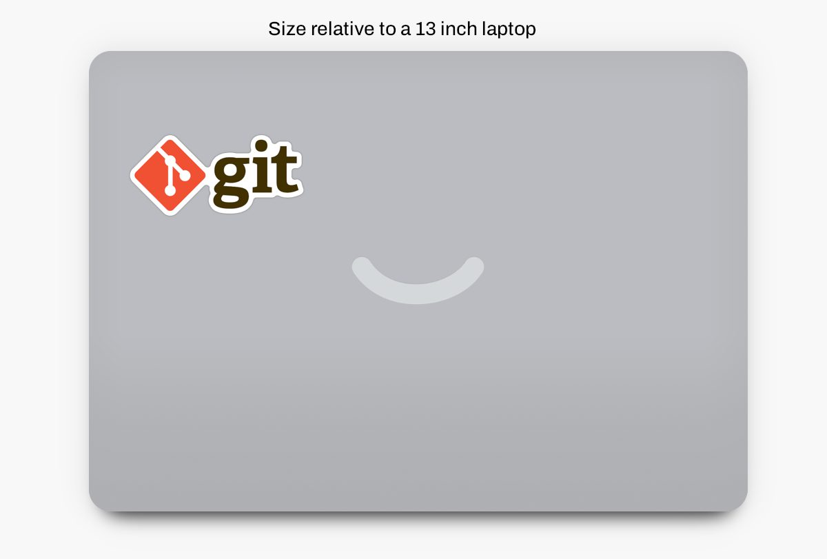 Buy Git logo sticker Online at Best Prices in India - Sticker Press