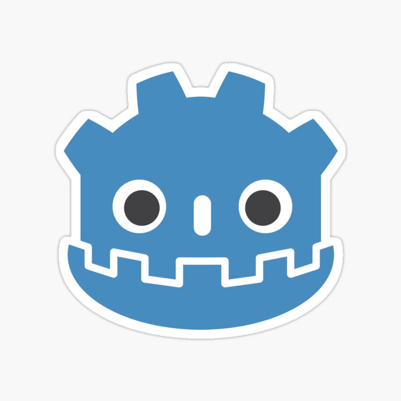 Buy Godot game engine icon sticker Online at Best Prices in India ...