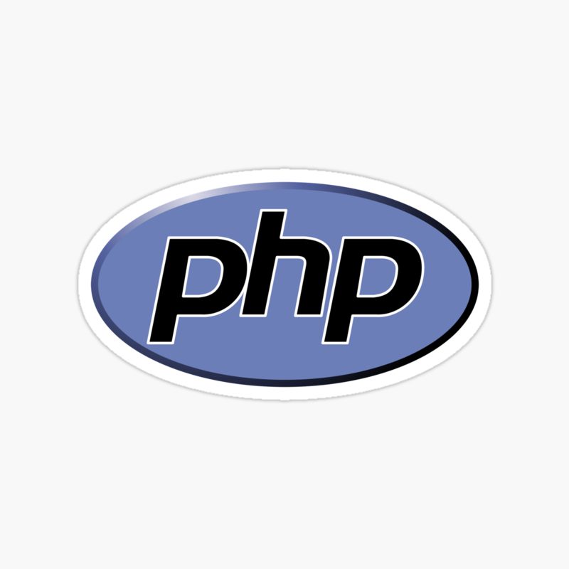 Buy PHP programming language logo sticker Online at Best Prices in ...