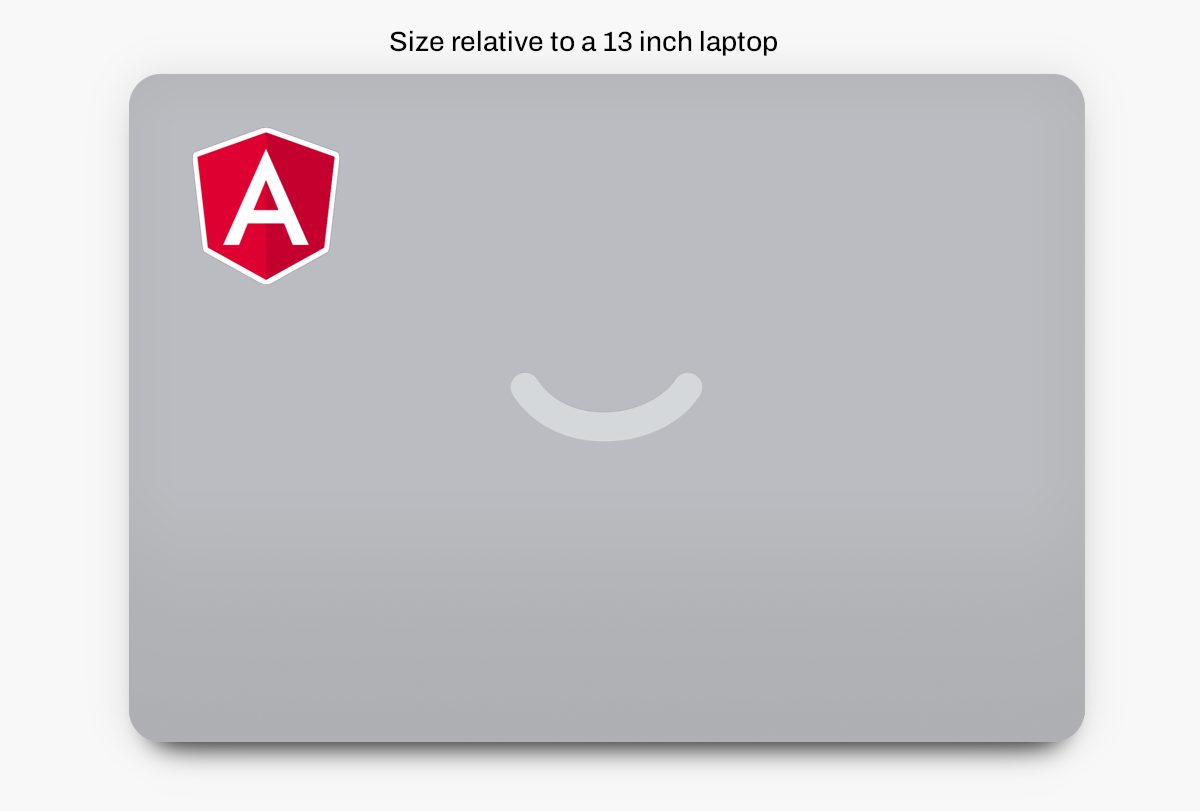 Buy Angular JS logo sticker Online at Best Prices in India - Sticker Press