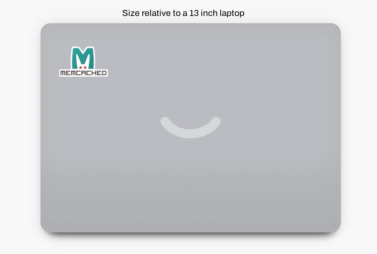 Buy Memcached logo sticker Online at Best Prices in India - Sticker Press