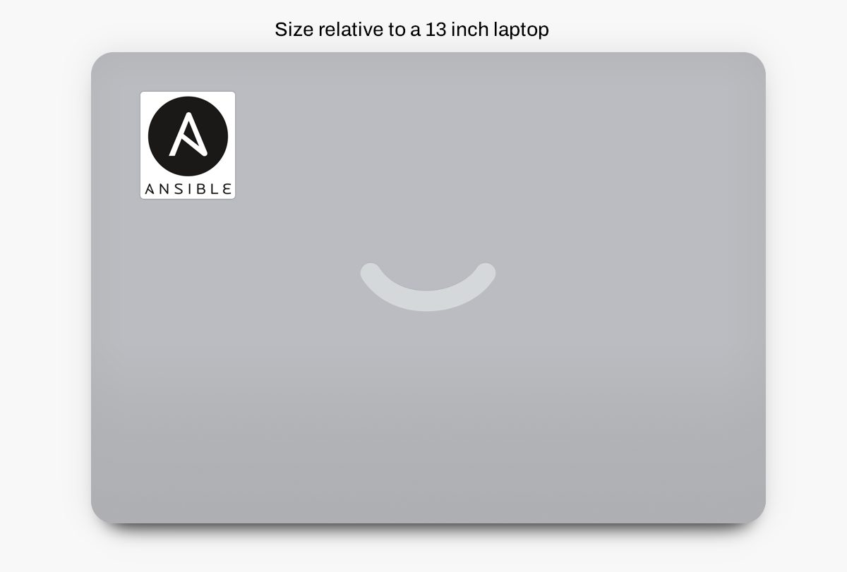 Buy Ansible logo sticker Online at Best Prices in India - Sticker Press
