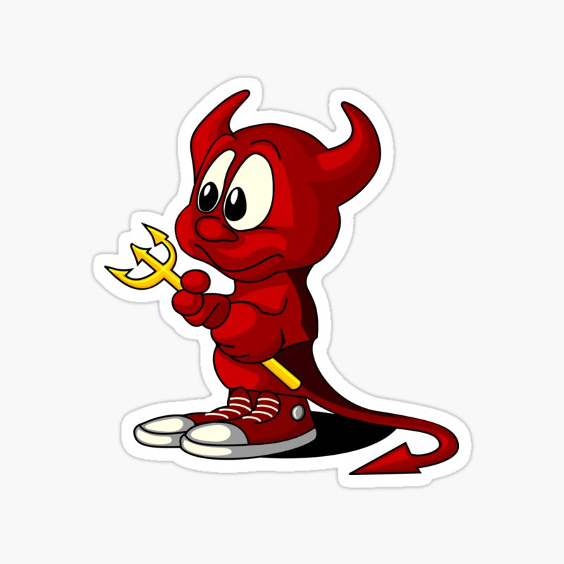 Buy BSD Daemon Beastie icon sticker Online at Best Prices in India ...