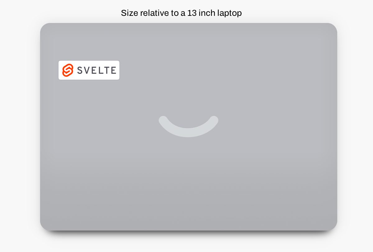 Buy Svelte JS logo sticker Online at Best Prices in India - Sticker Press