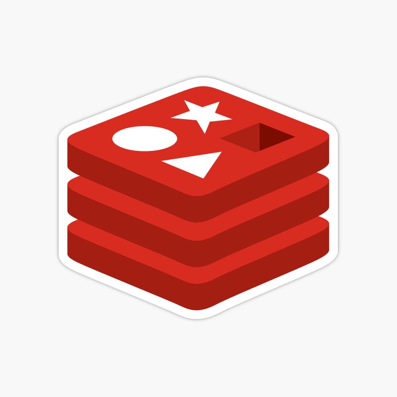 Buy Redis icon sticker Online at Best Prices in India - Sticker Press