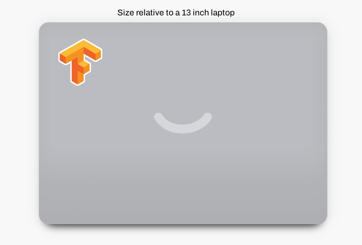 Buy Tensorflow Icon sticker Online at Best Prices in India - Sticker Press