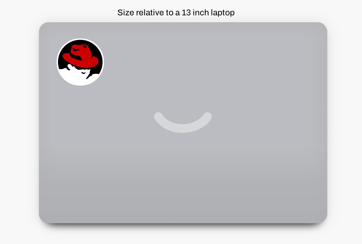 Buy Redhat Icon sticker Online at Best Prices in India - Sticker Press