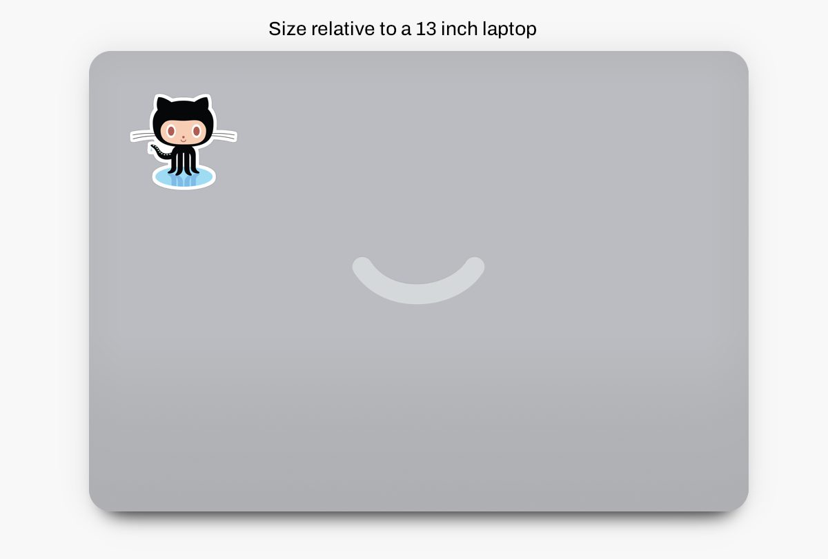 Buy GitHub Octocat sticker Online at Best Prices in India - Sticker Press