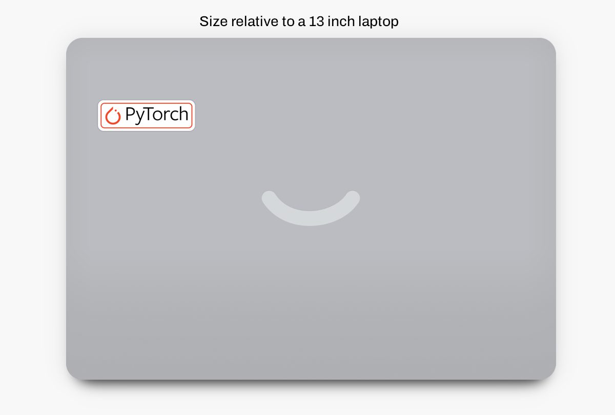 Buy Pytorch logo sticker Online at Best Prices in India - Sticker Press