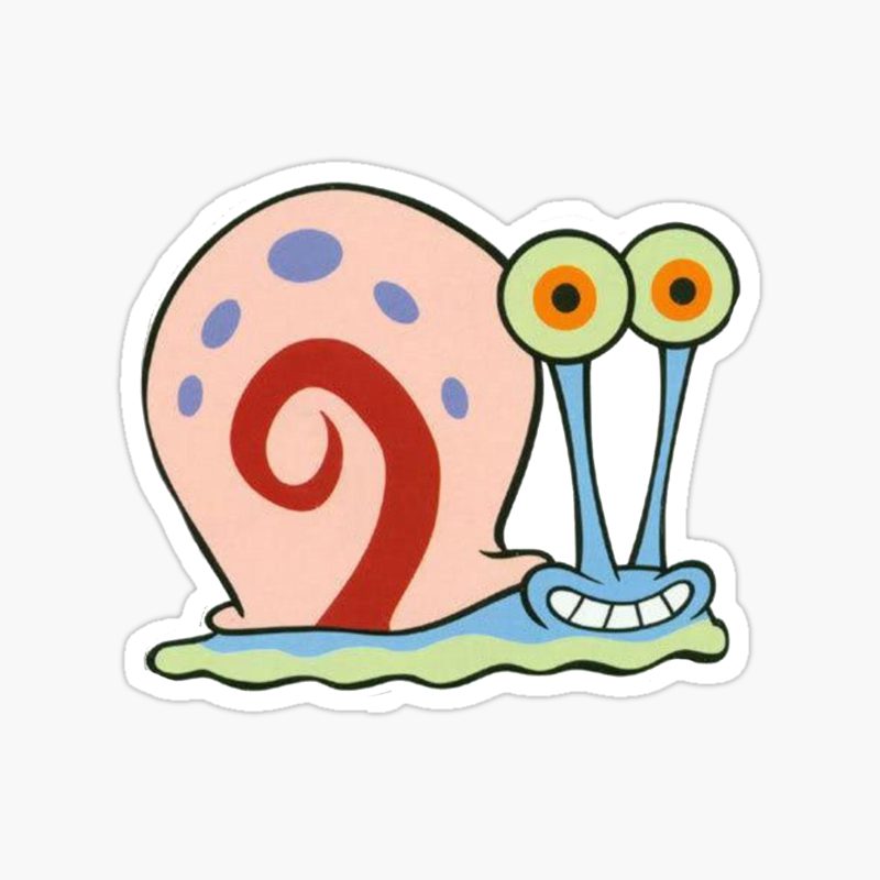 Buy Gary The Snail Spongebob sticker Online at Best Prices in India ...