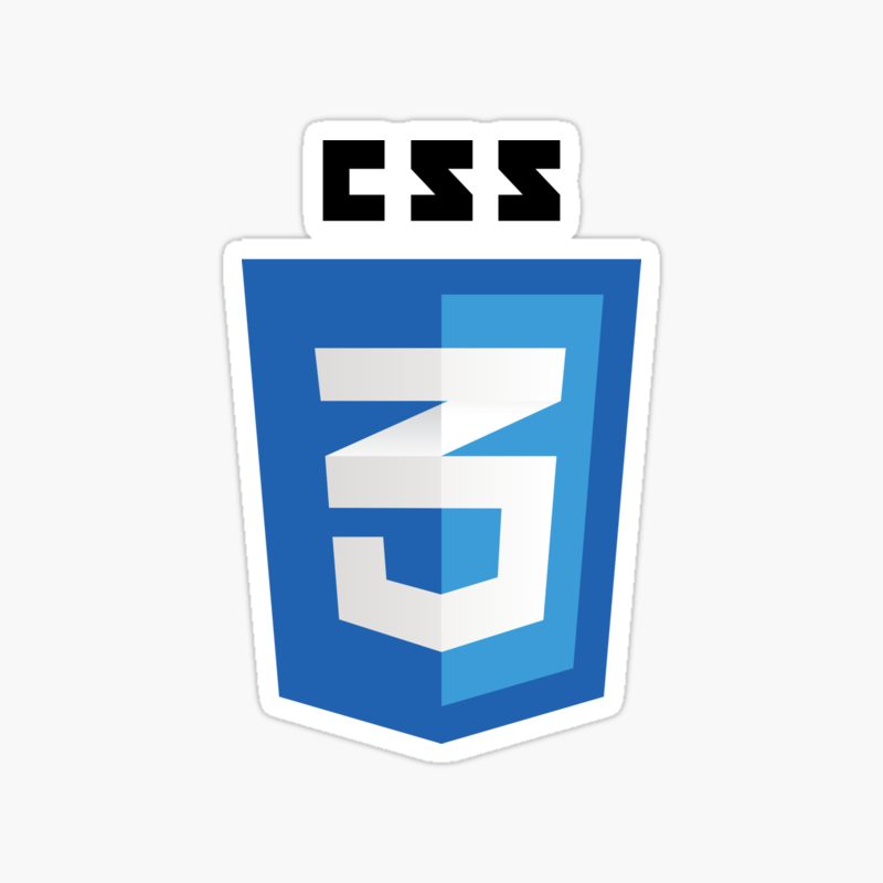 Buy CSS 3 icon sticker Online at Best Prices in India - Sticker Press
