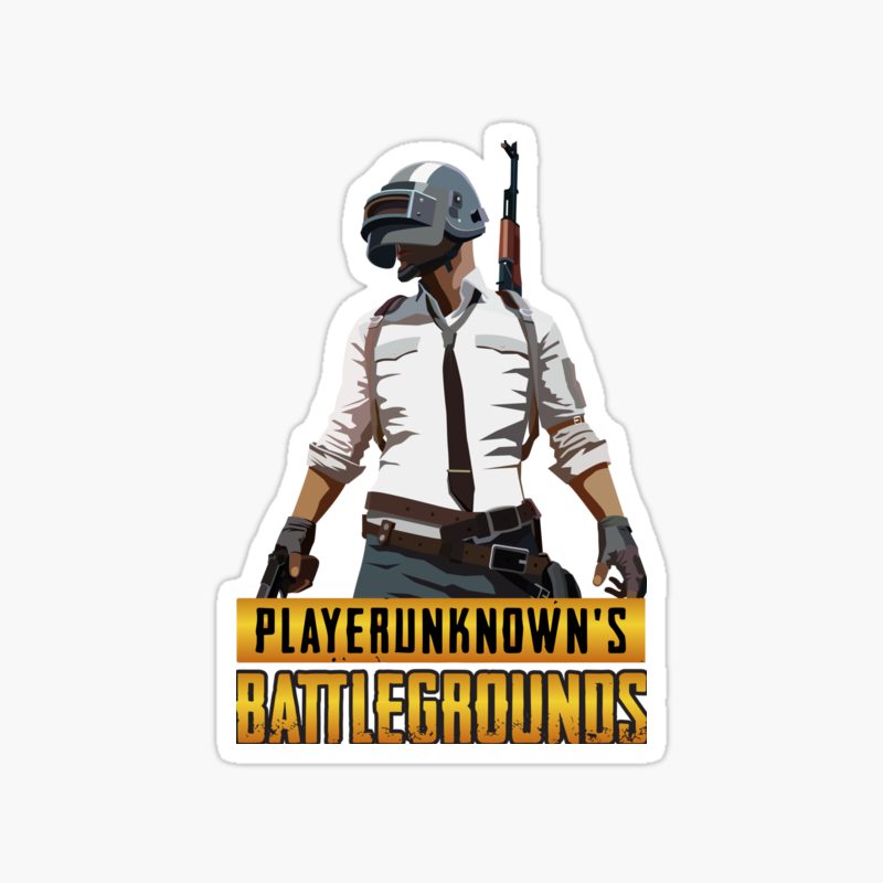 Buy PUBG logo sticker Online at Best Prices in India - Sticker Press